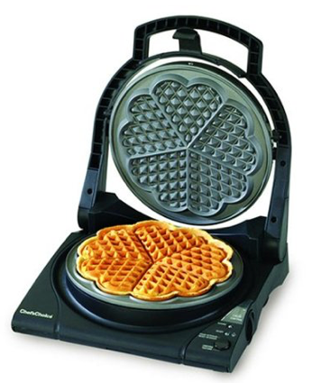 Chef's Choice M840 WafflePro Express Traditional Five of Hearts Waffle ...